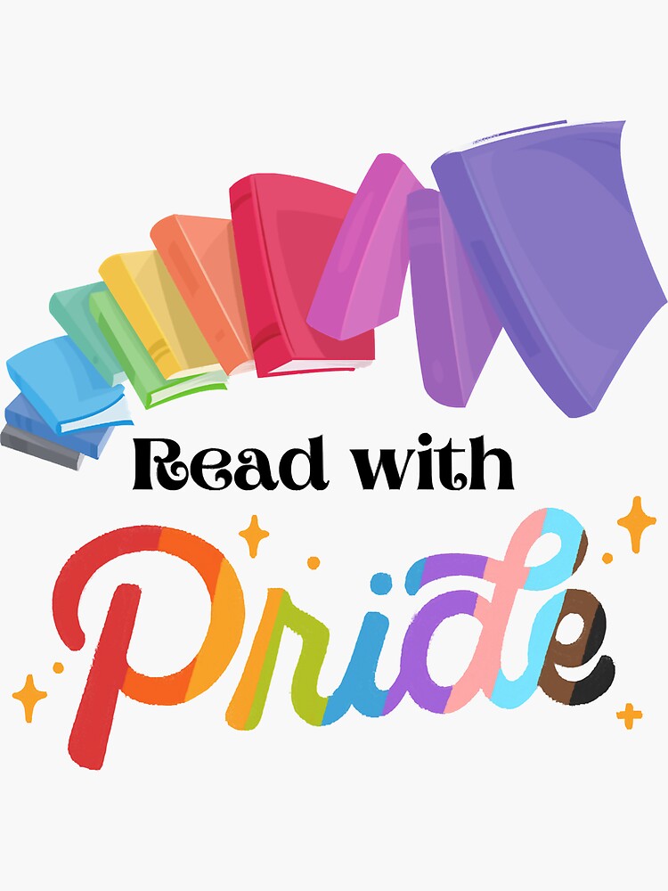 "Read with Pride Library Pride" Sticker for Sale by JefferyBaker ...