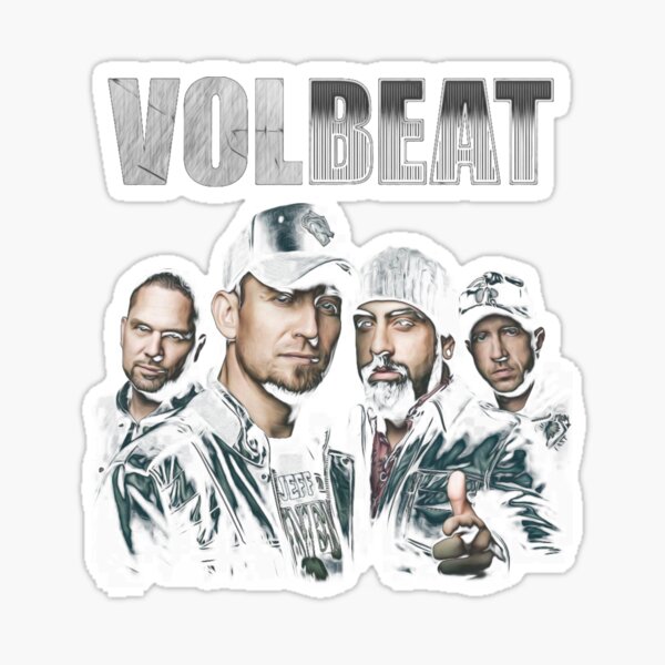 "VOLBEAT BAND" Sticker for Sale by gauyrefa | Redbubble