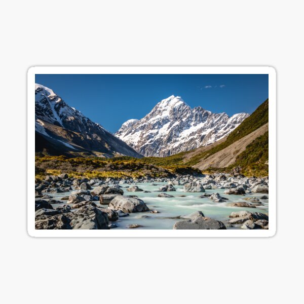 "Glorious Mount Cook" Sticker for Sale by TheGoodz | Redbubble