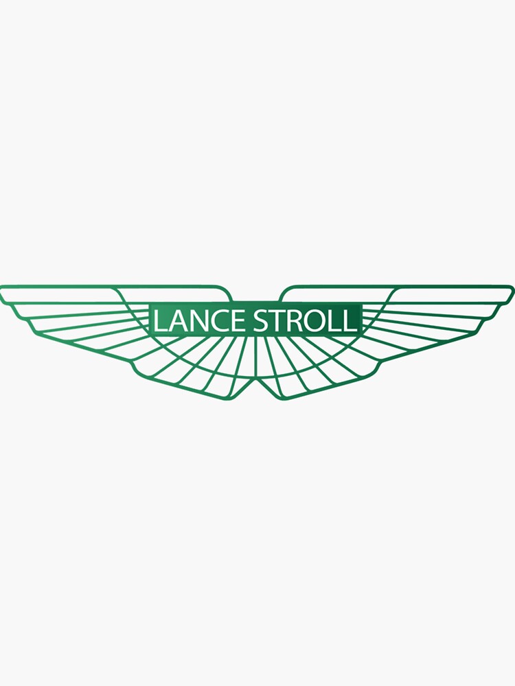"Lance Stroll Aston Martin " Sticker for Sale by Offbeatrelics1 | Redbubble