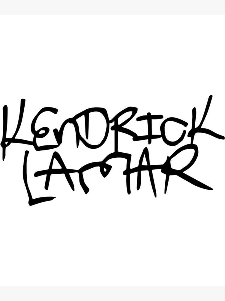 "Kendrick Lamar Logo " Poster for Sale by RodgerBUHA | Redbubble