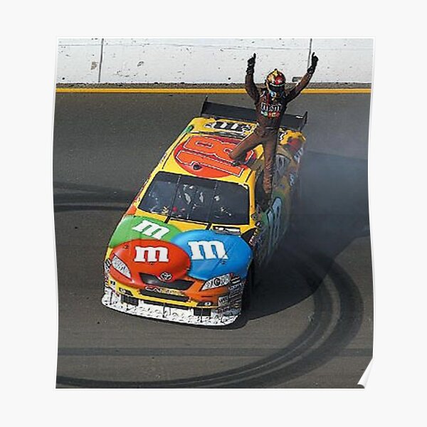 "kyle busch racing" Poster for Sale by kloopop | Redbubble