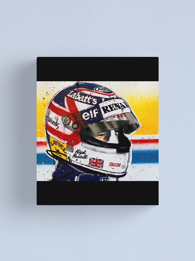 "Nigel Mansell - Williams F1 graffiti painting by DRAutoArt " Canvas ...