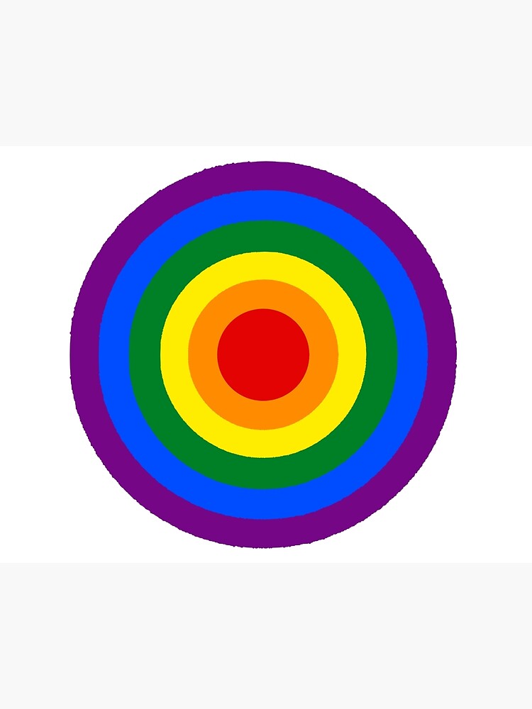 Lgbtq Pride Flag Circle Poster For Sale By Kiippers Redbubble