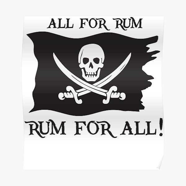 "Proud Caribbean Scary Pirates For Men Women" Poster for Sale by ...