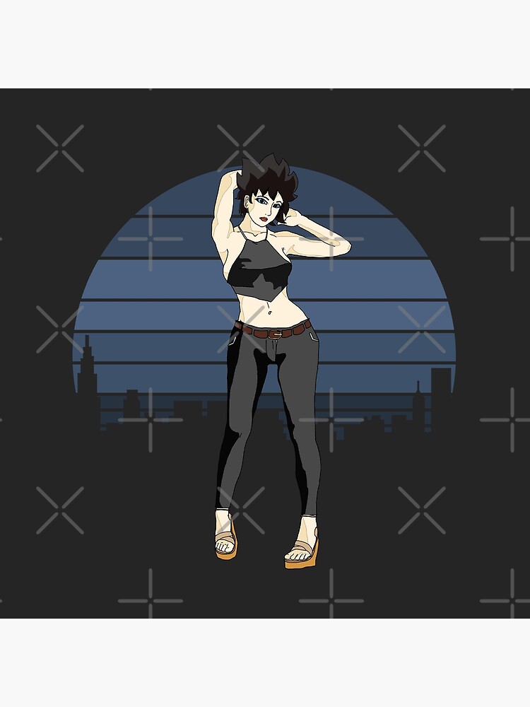 Goth Anime Waifu Girl Art Print For Sale By Jorgechubuter Redbubble