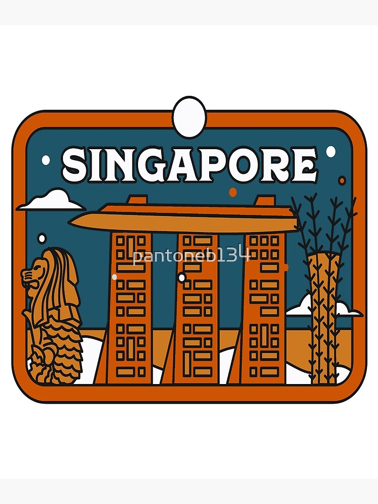 Lámina artística «Países y Regiones del Mundo de la A a la Z - Singapur ...