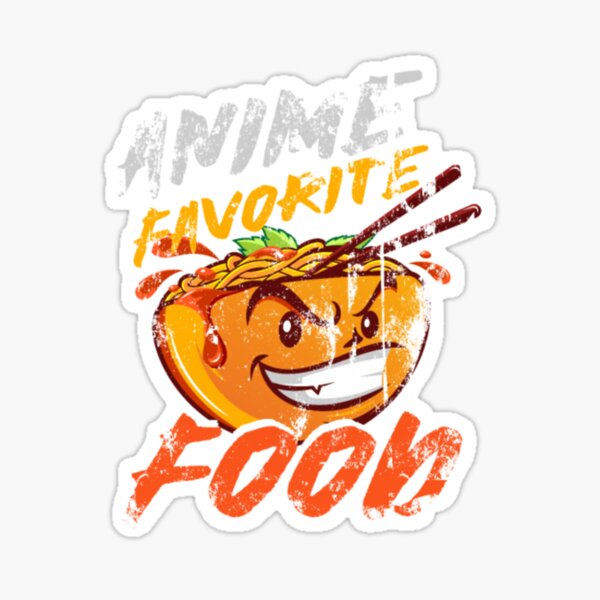 "anime food" Sticker for Sale by TuliaMisan | Redbubble