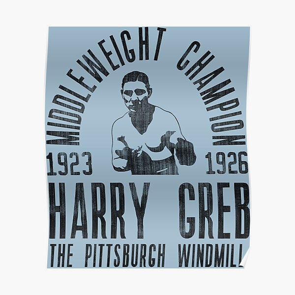 "Competition Surpass Yourself Bravery Harry Greb Cool" Poster for Sale ...