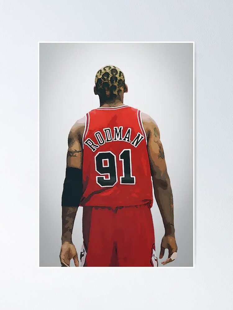 "Dennis Rodman Poster" Poster for Sale by ChadLKerns | Redbubble