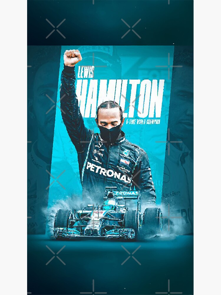 "Lewis Hamilton 44 - F1 2023" Sticker for Sale by Malaka7 | Redbubble