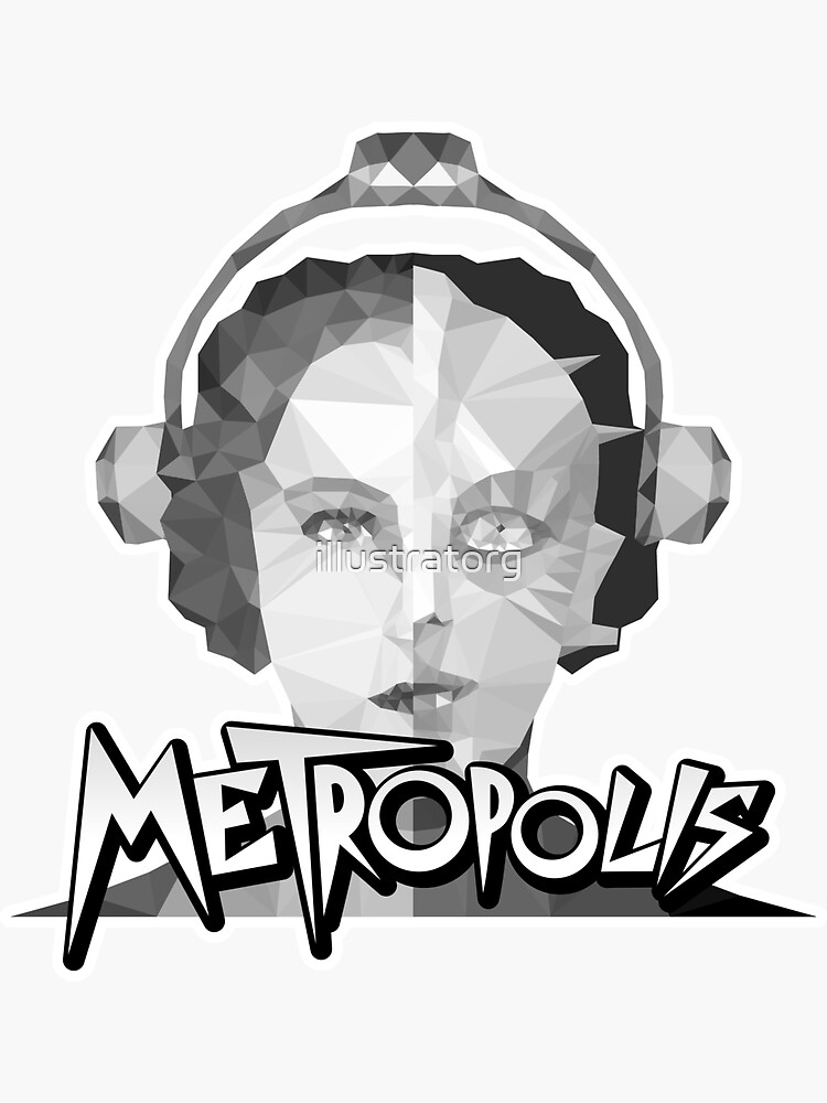 "Metropolis" Sticker for Sale by illustratorg | Redbubble