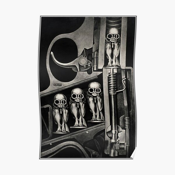 "H.R.GIGER" Poster for Sale by StephonTurner | Redbubble
