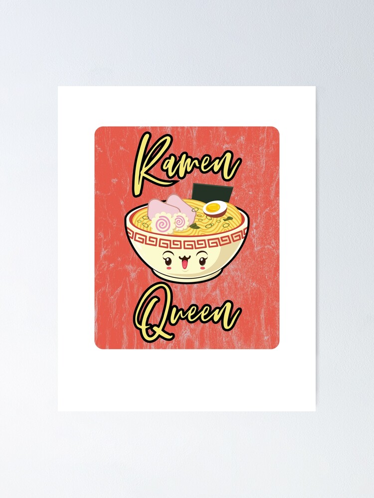 "Vintage Japanese Ramen Anime Ramen Queen" Poster for Sale by ...