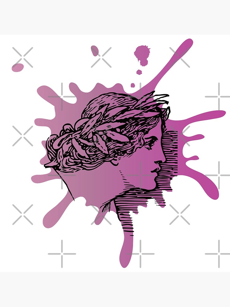 "Goddess Greek Art, Purple Color Spot, Mythology" Poster for Sale by ...