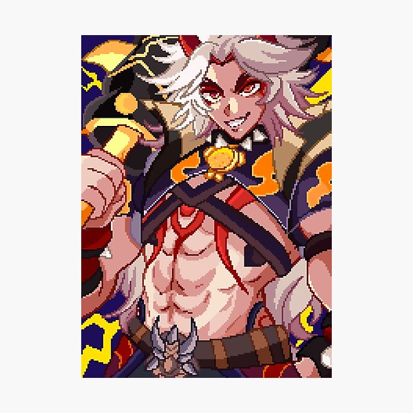 "Genshin Itto pixel art" Photographic Print for Sale by Toyger-Lilly ...