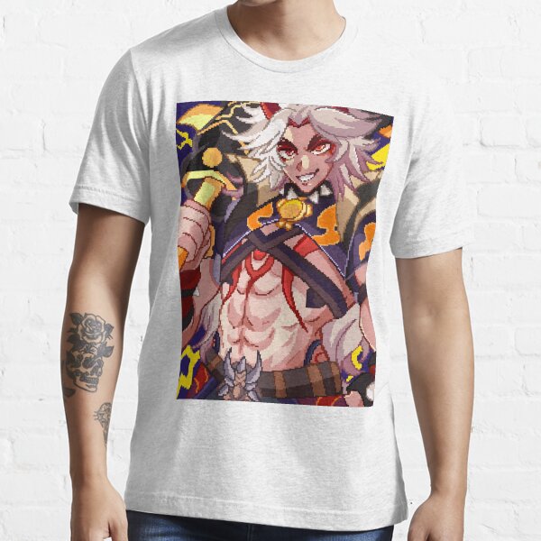 "Genshin Itto pixel art" T-shirt for Sale by Toyger-Lilly | Redbubble ...