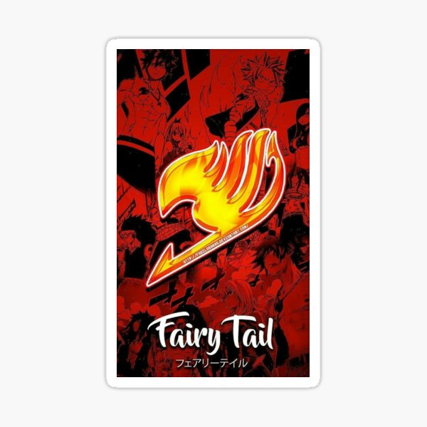 "Fairy Tail Anime" Sticker for Sale by Anime-nez | Redbubble