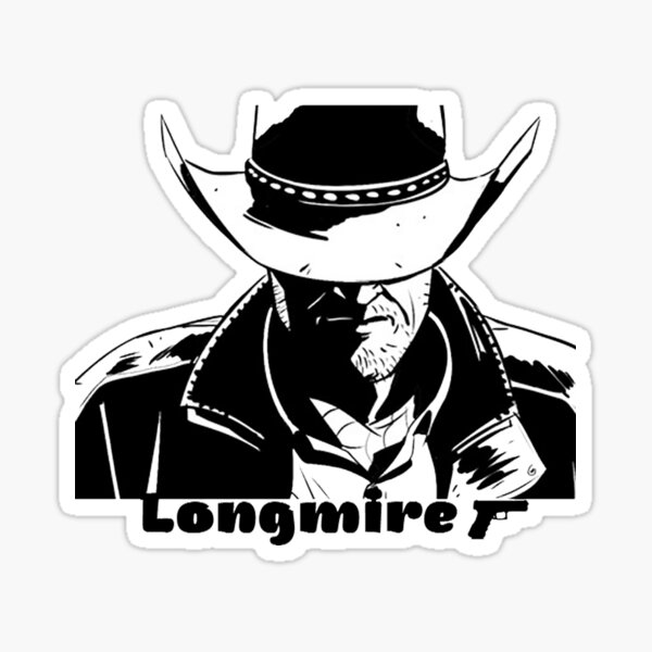 "Longmire" Sticker for Sale by Onapenny | Redbubble