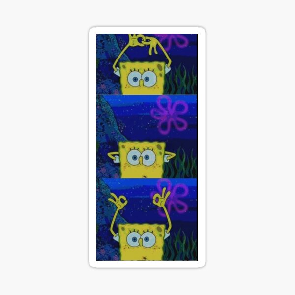 "Spongebob" Sticker for Sale by Cristinacriss | Redbubble