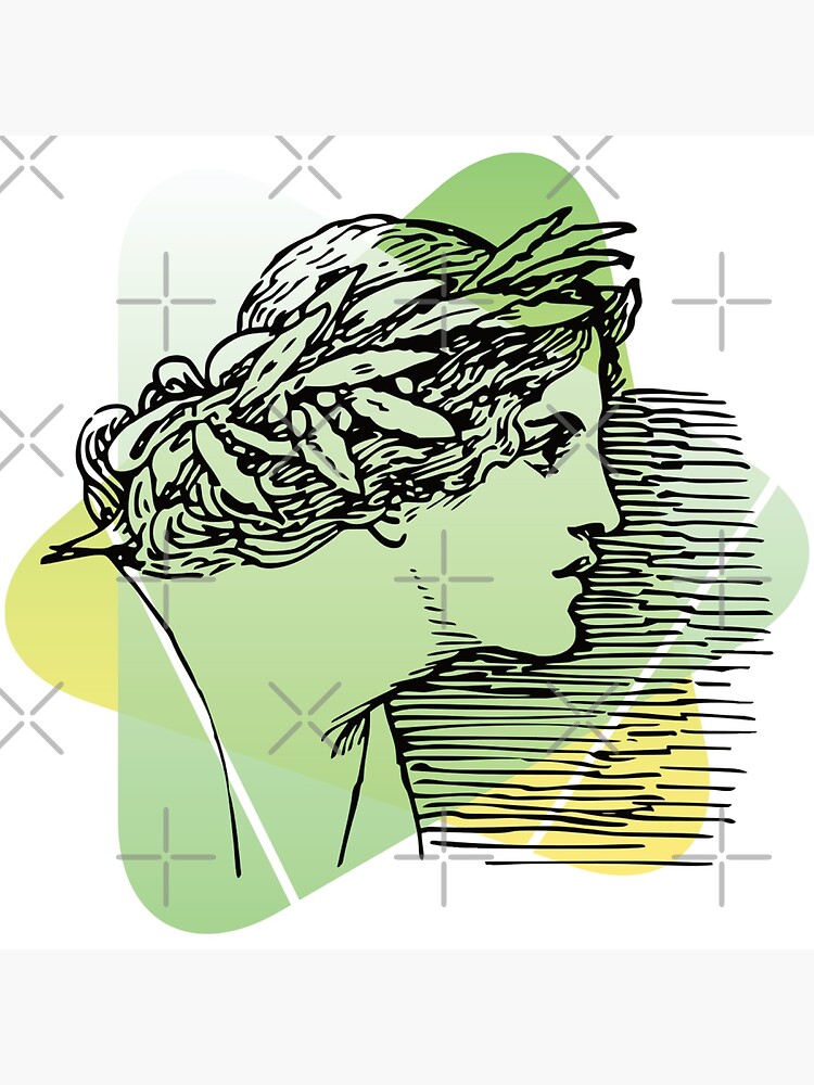 "Goddess greek art, green color patch, mythology" Poster for Sale by ...