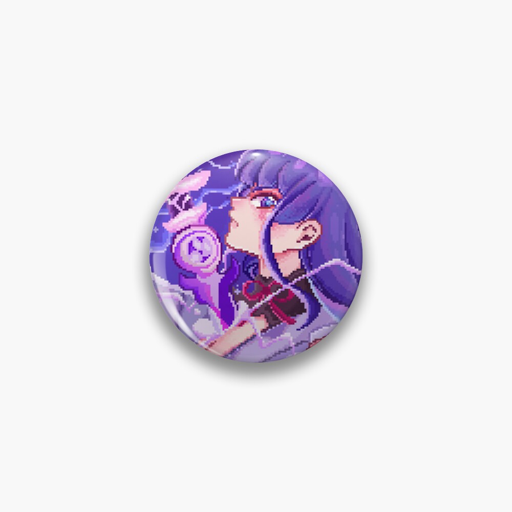 "Raiden Shogun Genshin pixel art" Pin by Toyger-Lilly | Redbubble