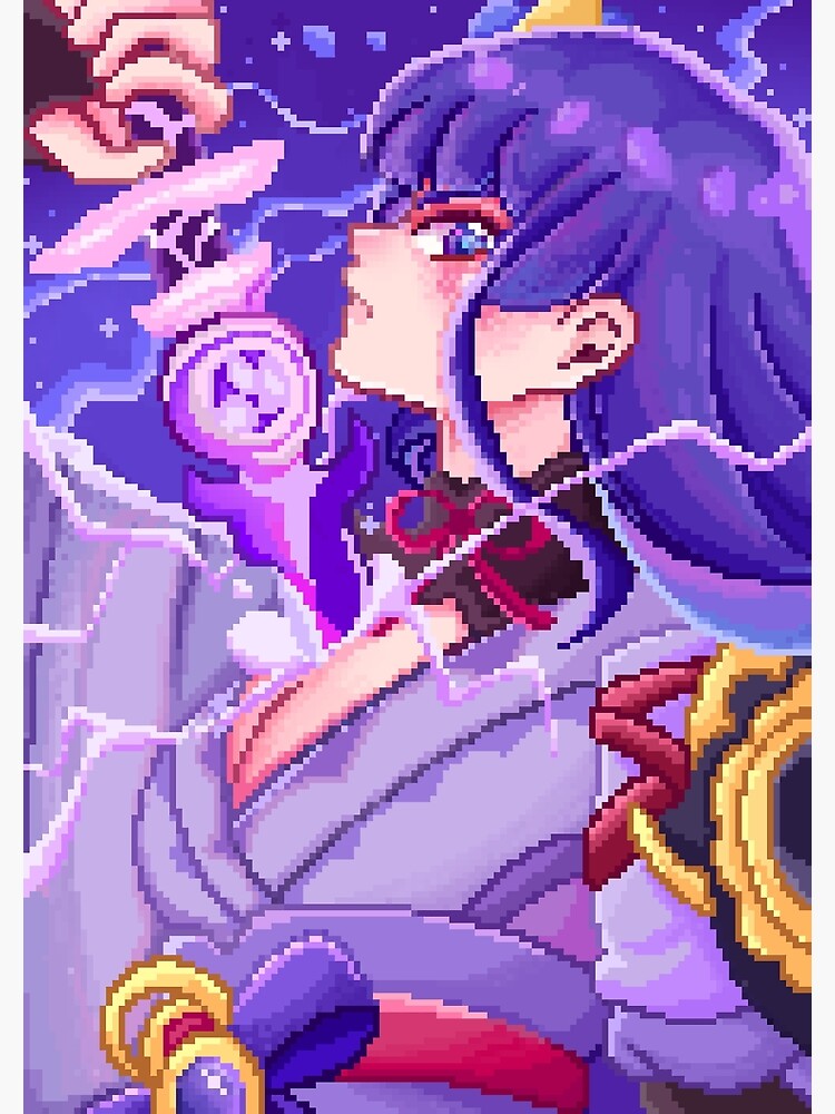 "Raiden Shogun Genshin pixel art" Metal Print for Sale by Toyger-Lilly ...