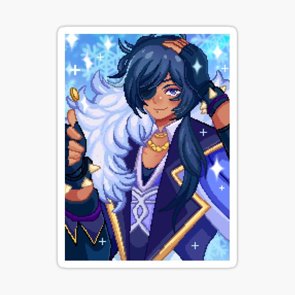 "Kaeya Genshin impact " Sticker by Toyger-Lilly | Redbubble