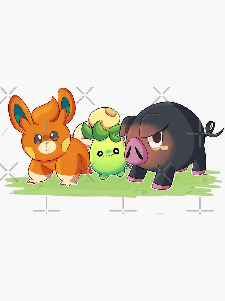 "Lechonk With Team" Sticker for Sale by artwala74 | Redbubble