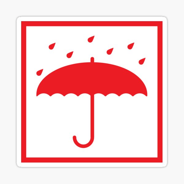 "DO NOT WET PACKAGING SYMBOLS SHIPPING CARGO HANDLE WITH CARE" Sticker ...