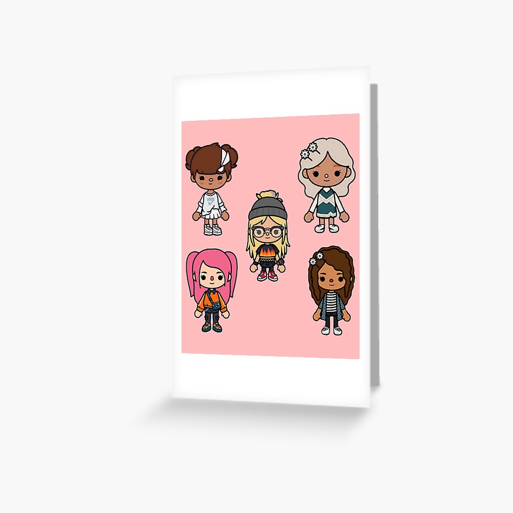 "Toca Boca For Kids Pack" Greeting Card for Sale by BaBaAli1 | Redbubble