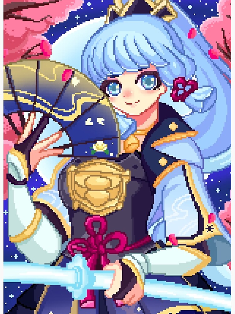 "Ayaka pixel art " Poster for Sale by Toyger-Lilly | Redbubble