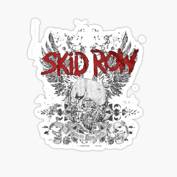 "Skid Row" Sticker for Sale by shopSAI-SAI | Redbubble