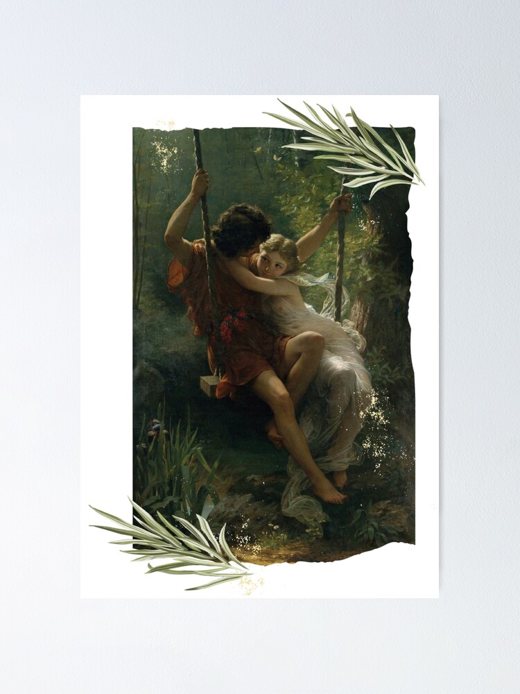 Póster con la obra «Springtime de Pierre-Auguste Cot, pintura joven ...