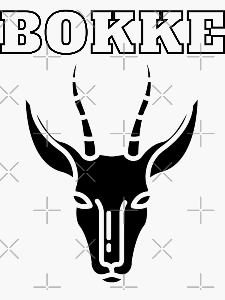 "Bokke Beer Braai Rugby" Sticker for Sale by ProfusionPro | Redbubble