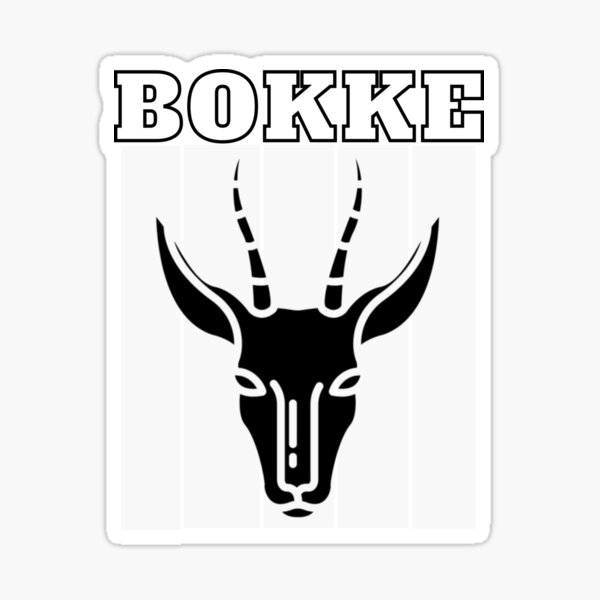 "Bokke Beer Braai Rugby" Sticker for Sale by ProfusionPro | Redbubble