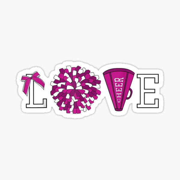 "Cheerleading" Sticker for Sale by celine80s | Redbubble