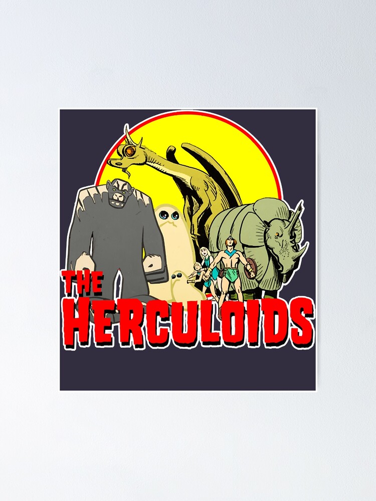 "Active Fighting Mysterious Racers The Herculoids Cute Fan" Poster for ...