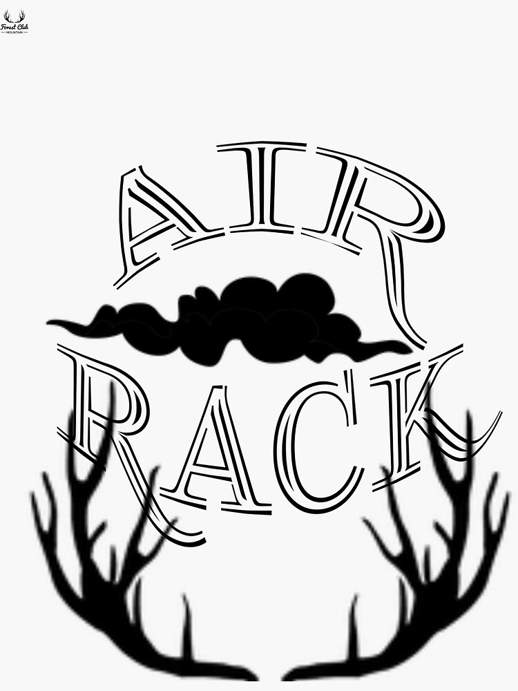 "Air Rack" Sticker for Sale by Neetigya1 | Redbubble