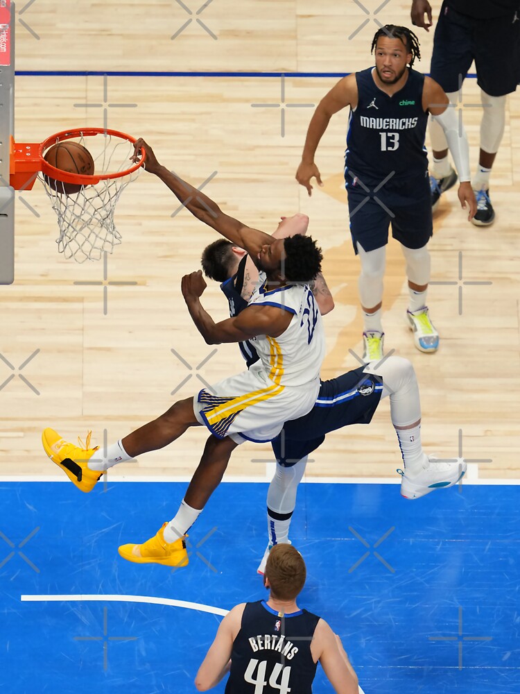 "Andrew Wiggins Posterized Luka Doncic" Sticker for Sale by MichaelBK11 ...