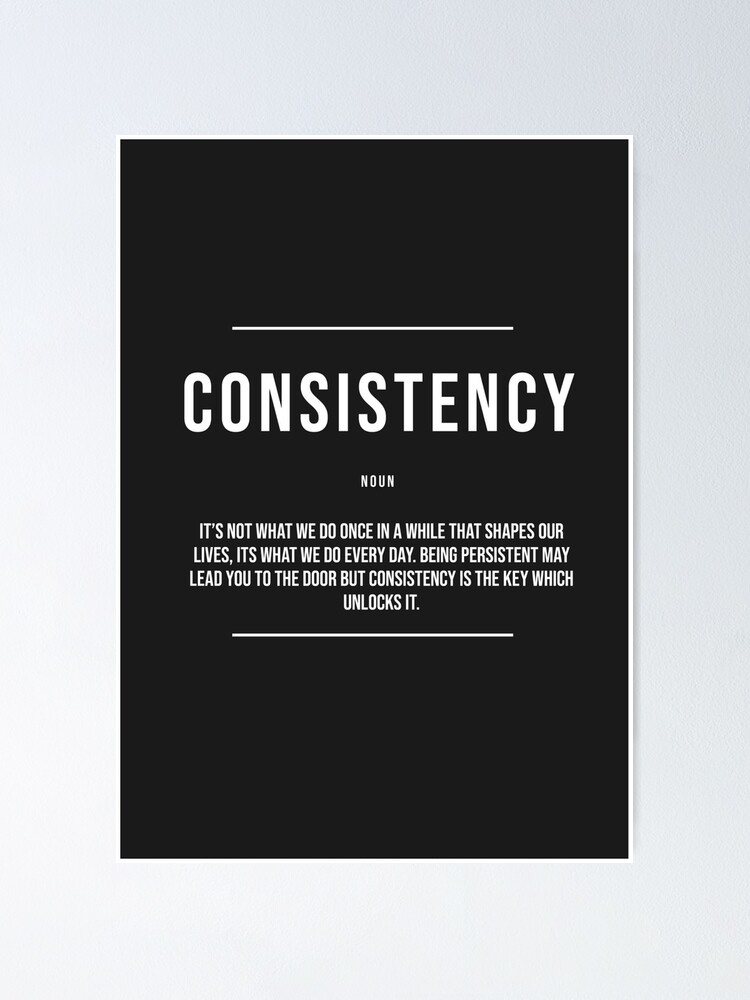 "Consistency Principle" Poster for Sale by raremaps | Redbubble
