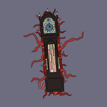 "Stranger Things Clock" Sticker for Sale by thebcarts | Redbubble