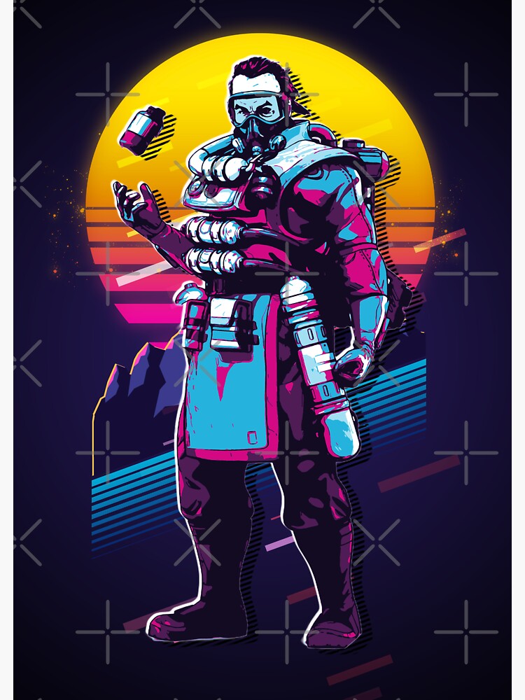 "Apex Legends - Caustic" Sticker for Sale by MnA-Designs | Redbubble