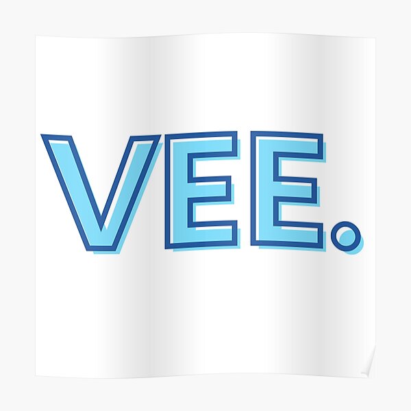VEE.” American Sign Language SLANG" Poster for Sale by NAD-DCHS | Redbubble
