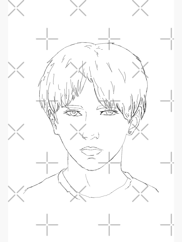 "Realistic Armin Outline" Poster for Sale by FreyaD112 | Redbubble