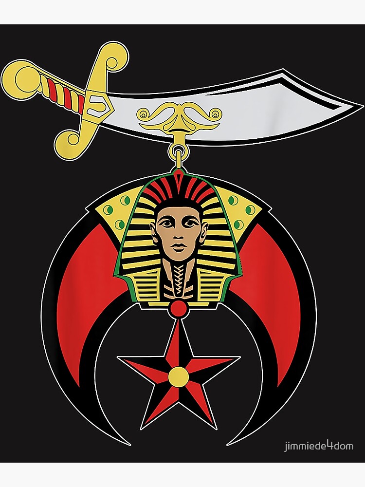 "Shriner Emblem The Masonic Shriners Noble Parents' Day Gift" Poster ...