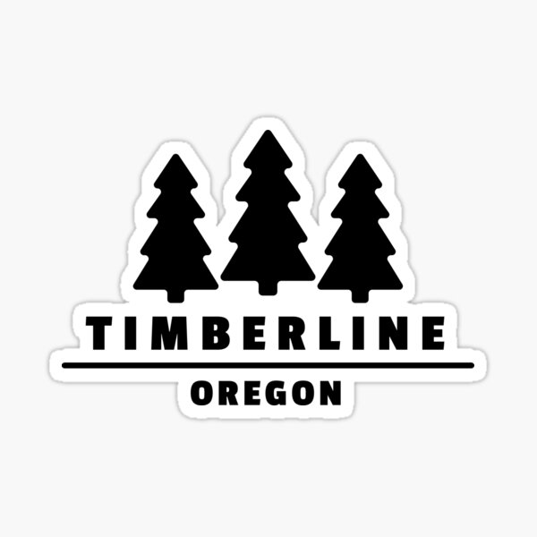 "Timberline Mountain Ski Snowboard - Timberline Mt Hood Resort" Sticker ...