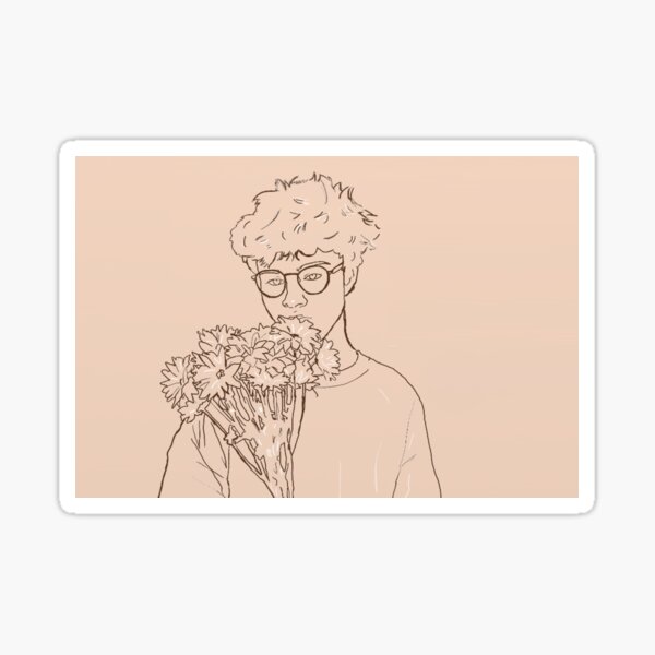 "Flower Boy" Sticker by plntboy | Redbubble