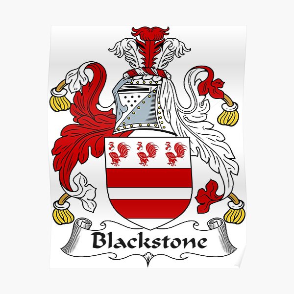 "Blackstone " Poster for Sale by HaroldHeraldry | Redbubble