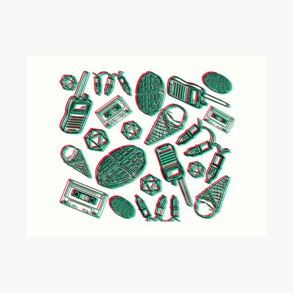 "Stranger Things Hellfire Club Pattern" Art Print for Sale by elevens ...